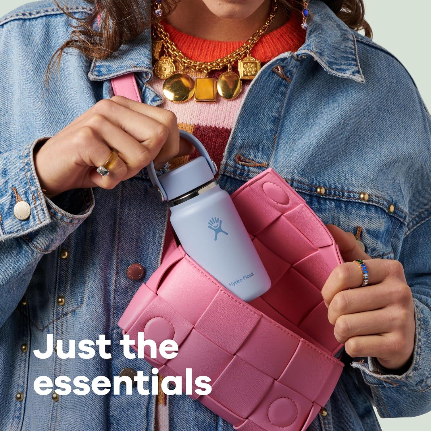 Hydro Flask Micro Bottle – Insulated Mini Leak Proof Flask for Purse or ...