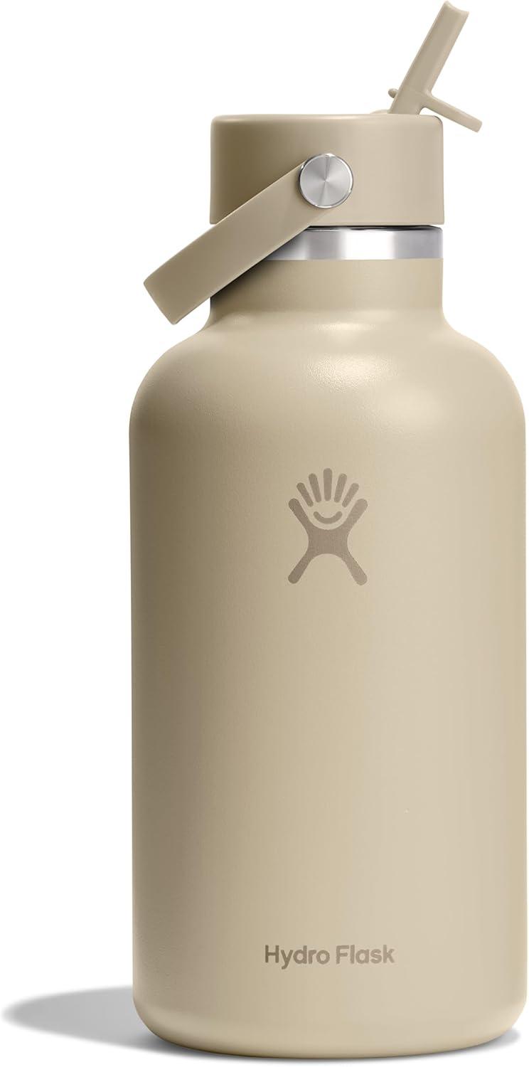 Hydro Flask Water Bottle – Insulated Stainless Steel – Wide Mouth Flex ...