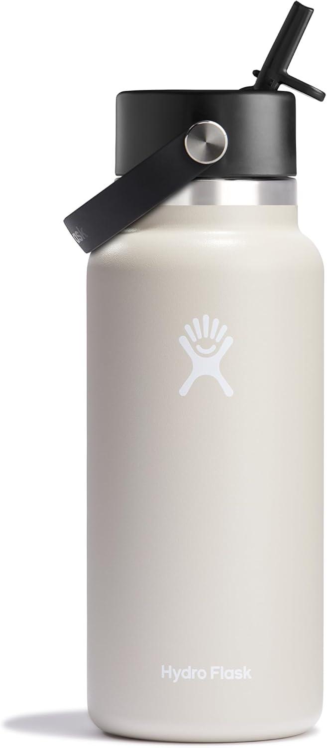Hydro Flask Water Bottle – Insulated Stainless Steel – Wide Mouth Flex ...