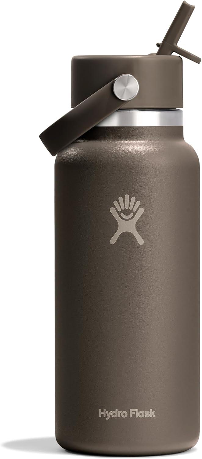 Hydro Flask Water Bottle – Insulated Stainless Steel – Wide Mouth Flex ...