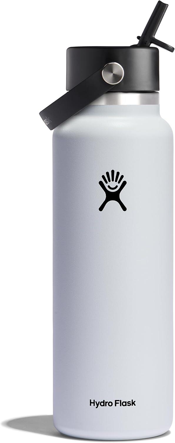 Hydro Flask Water Bottle – Insulated Stainless Steel – Wide Mouth Flex ...