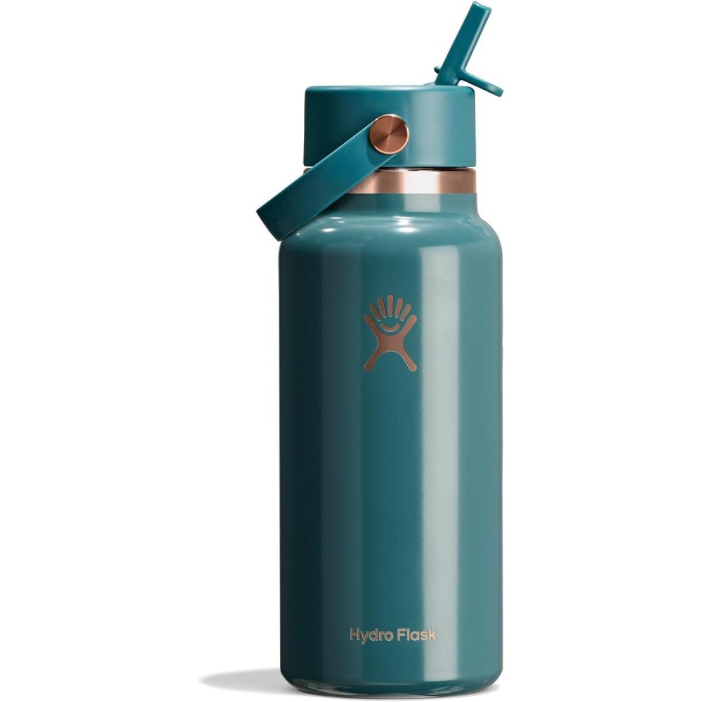 Hydro Flask Water Bottle – Insulated Stainless Steel – Wide Mouth Flex ...