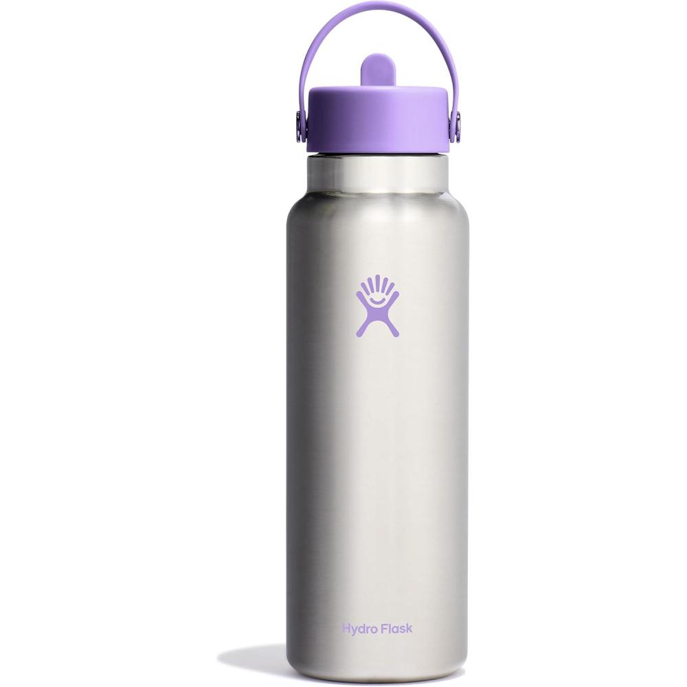 Hydro Flask Water Bottle – Insulated Stainless Steel – Wide Mouth Flex ...