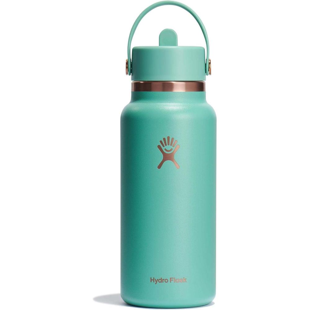 Hydro Flask Water Bottle – Insulated Stainless Steel – Wide Mouth Flex ...