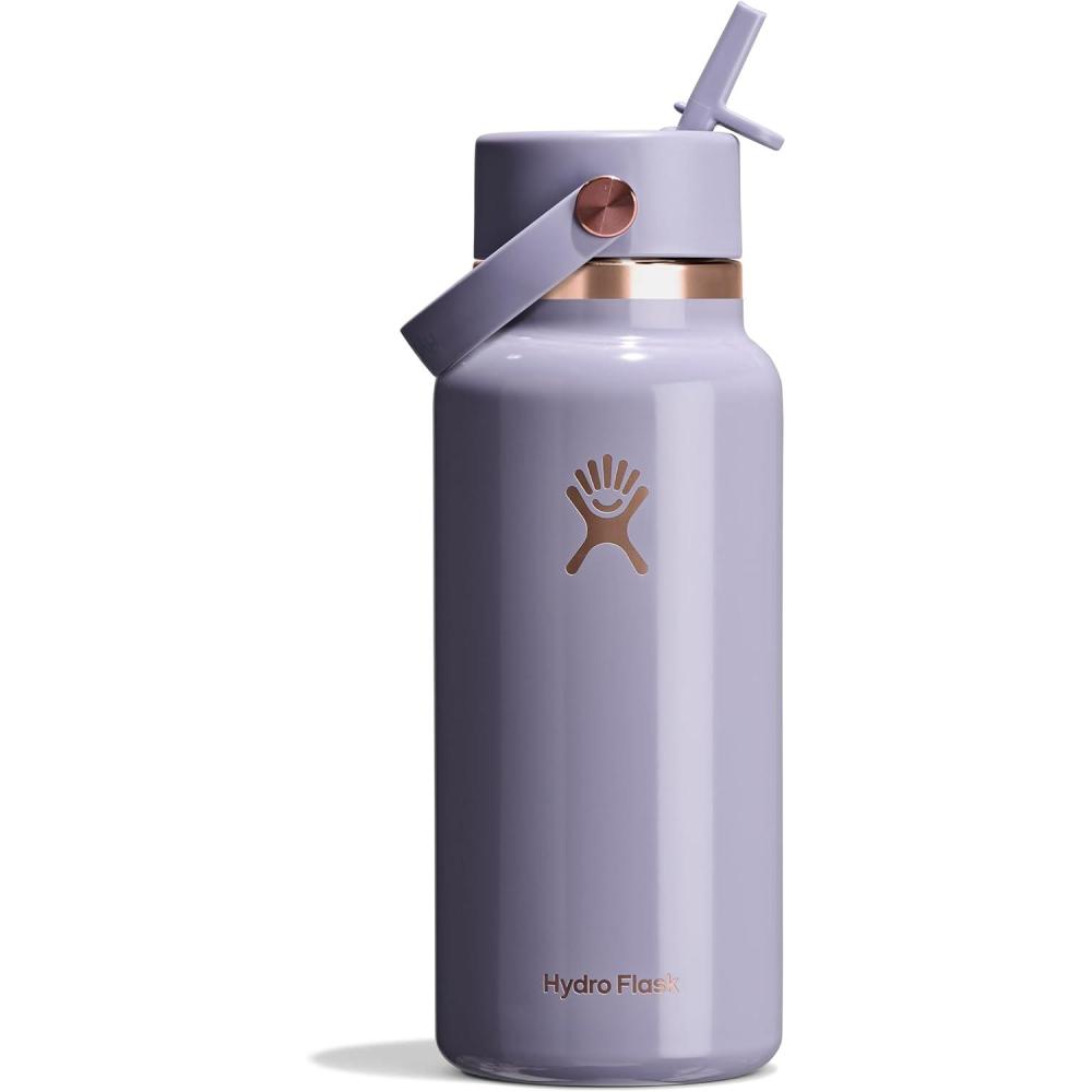 Hydro Flask Water Bottle – Insulated Stainless Steel – Wide Mouth Flex ...